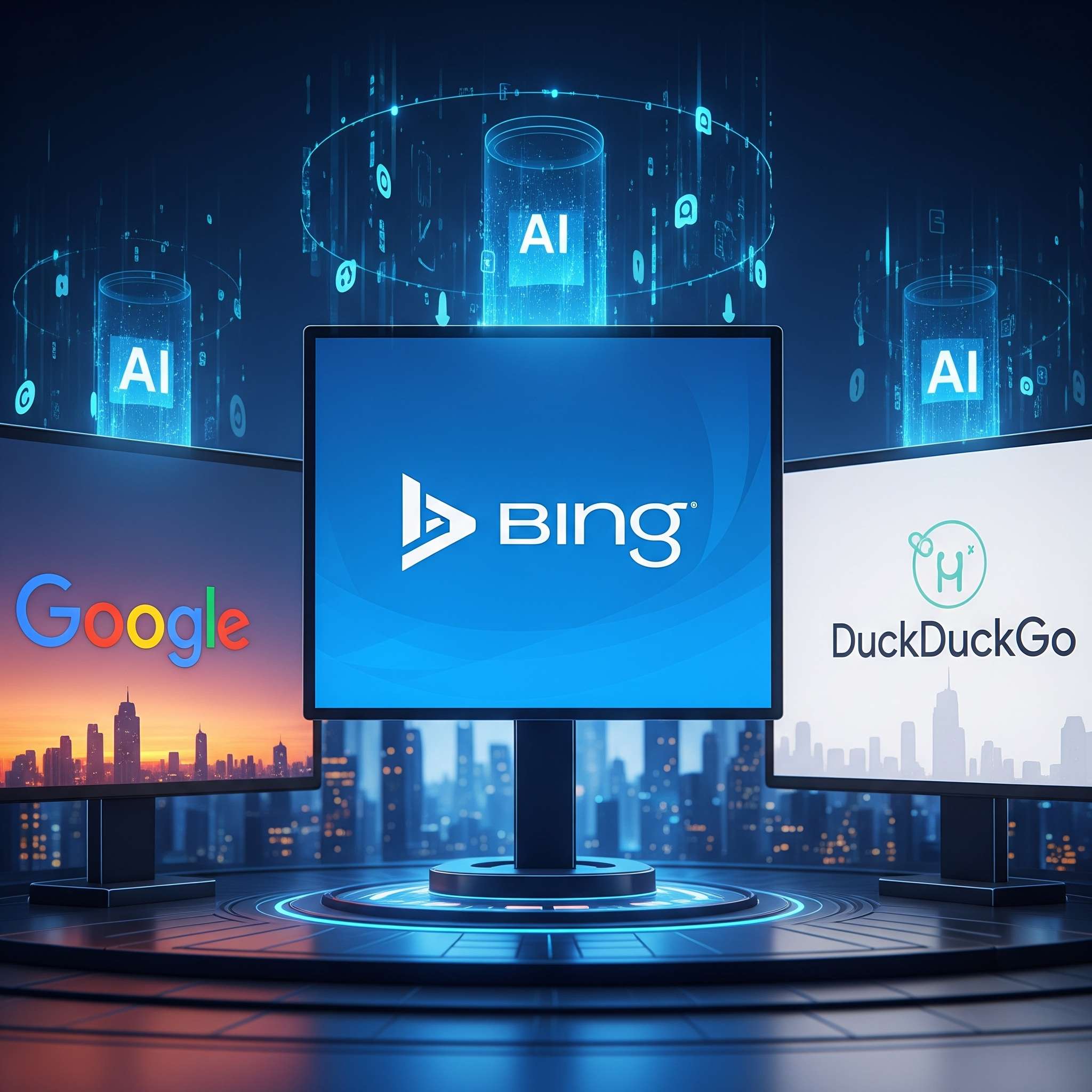 Google vs Bing vs DuckDuckGo Privacy, AI & Performance Tested
